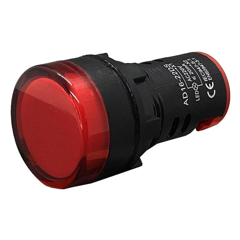 Sinaleiro Led Iluminado Vermelho 22Mm 220V - Autack Componentes ...