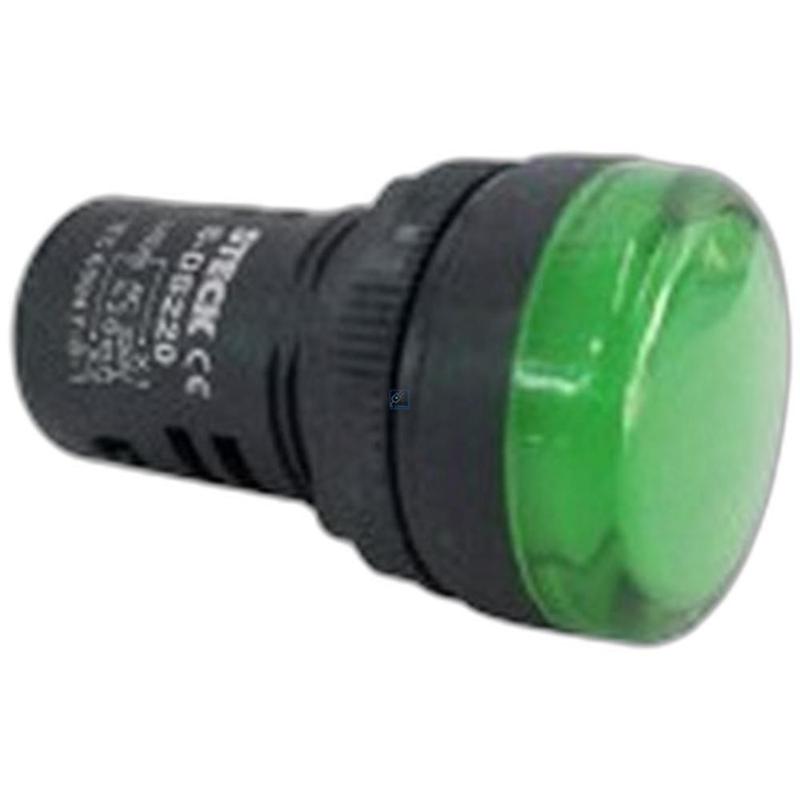 Sinalizador Led Steck 220v. Verde Boton Slds2202 - Sinalizador ...