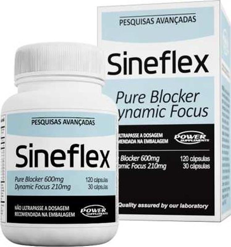 Sineflex 150 Caps - Power Supplements - Fat Blocker - Termogênico ...