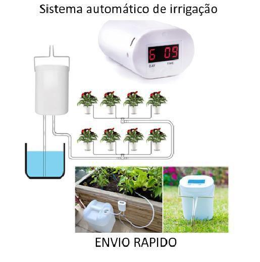 Sistema Automático Irrigação Com Temporizador 8 Bicos - Snsimports ...
