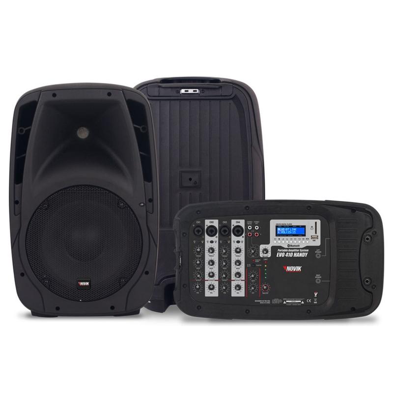 Sistema de Som Ativo Novik EVO 410 II Portátil Mixer USB - NOVIK NEO ...