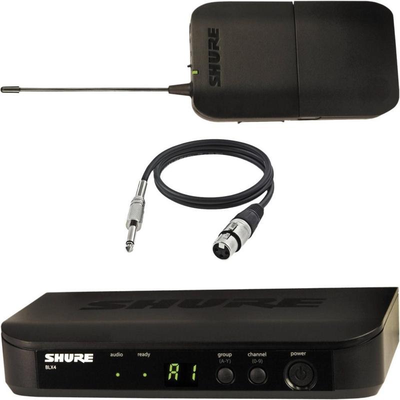 Sistema transmissor sem fio para instrumento shure blx14 - Equipamento ...