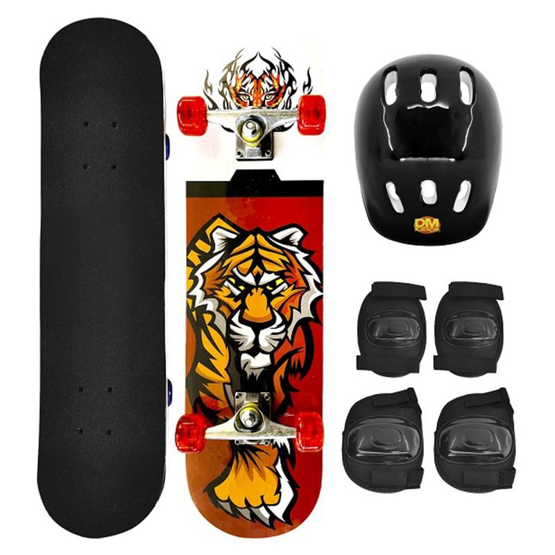 Skate com acessorios dm radical tigre - DM TOYS - Skate - Magazine Luiza