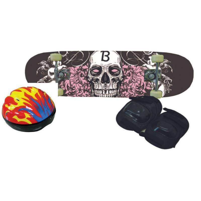 Skate Completo Montado Para Crianças Até 40kg kit proteção - Toy Mix ...