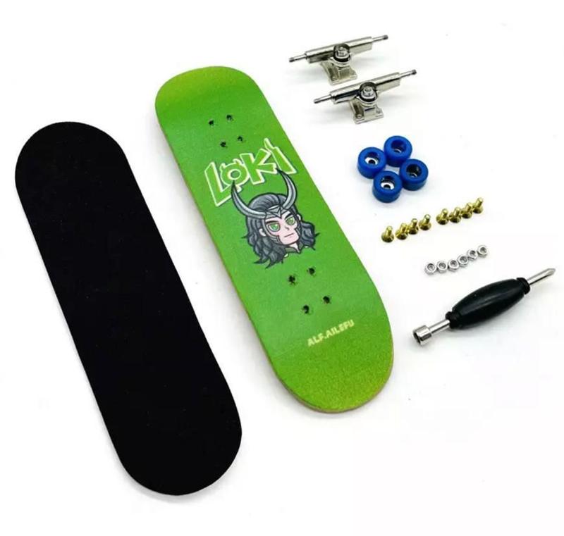 Skate De Dedo Fingerboard Profissional Completo Loki - Mega Block Toys ...