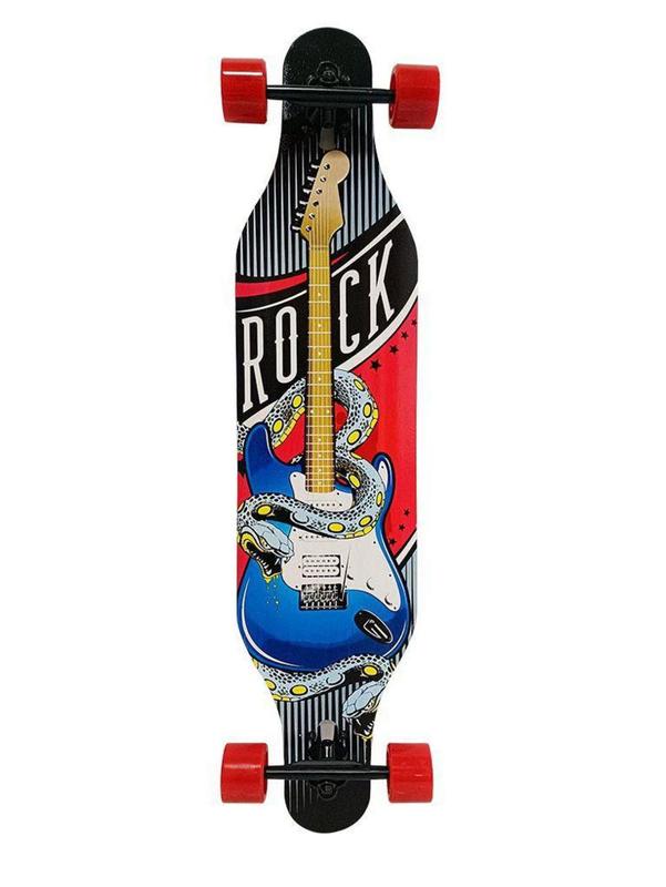 Skate Dm Radical Guitar Dm Toys Longboard Suporta 80 Kg - Skate ...