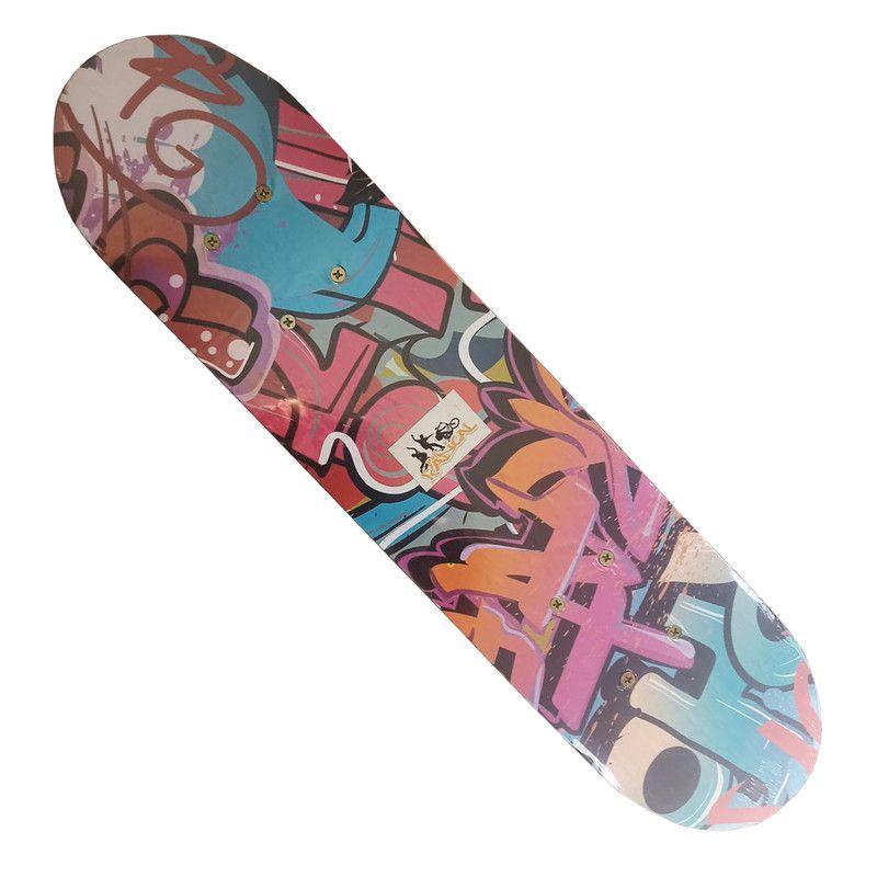 Skate infantil 43cm de madeira completo - skatinho crianças - CMZ ...