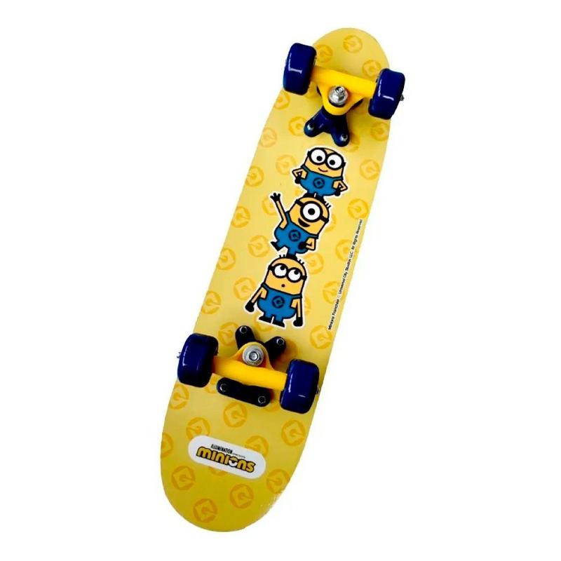 Skate Infantil Froes Cruiser Minions Trio Amarelo - Skate Infantil ...
