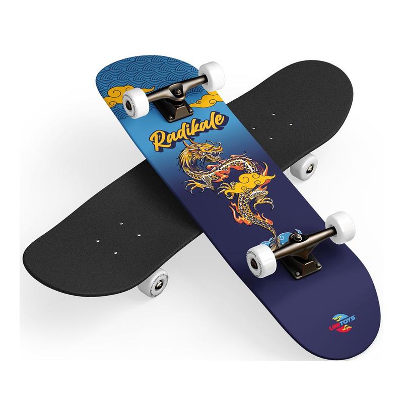 Skate Infantil Iniciante Sortidos Suporta até 70 Kg Prancha 5 Lâminas ...