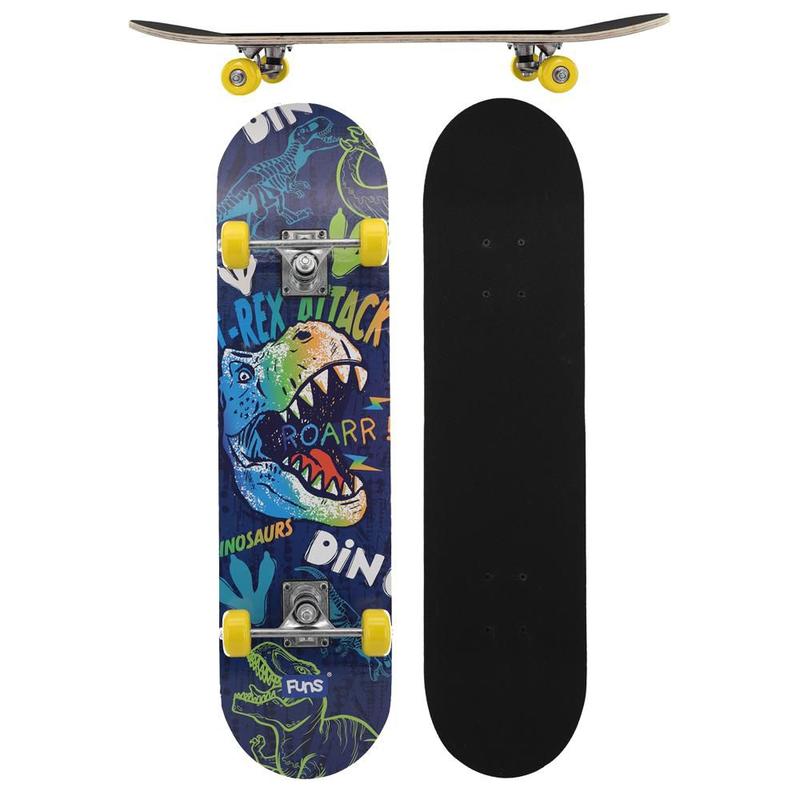 Skate Infantil Juvenil 70cm Completo Montado Suporta 50Kg - Wellmix ...