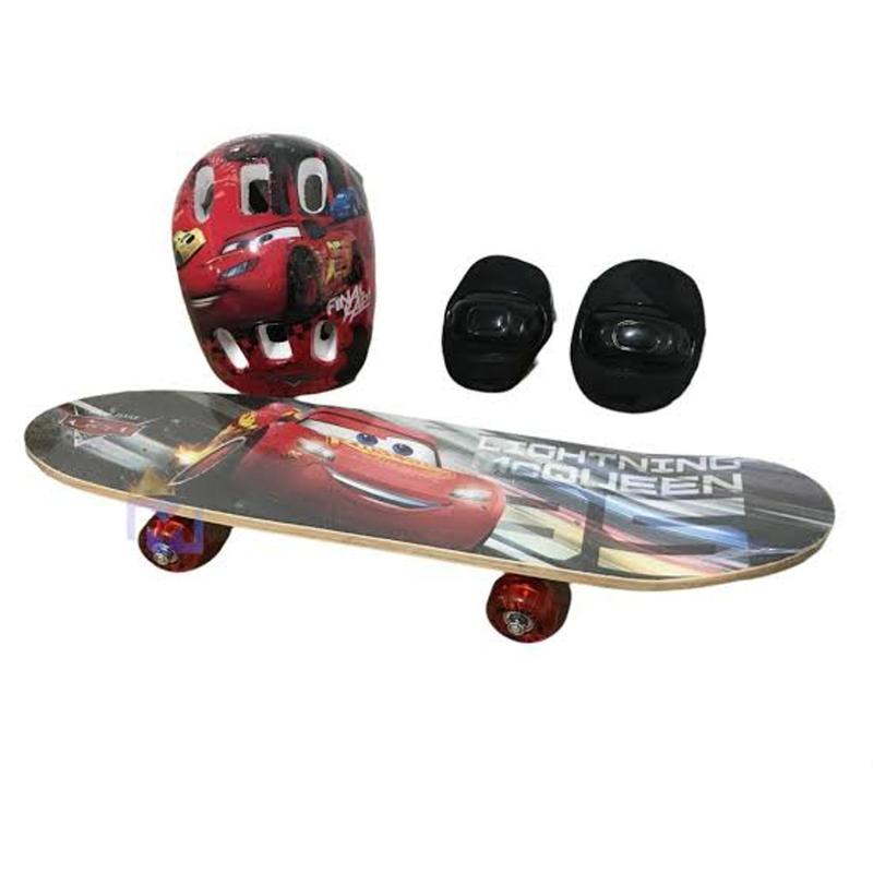 Skate Infantil Menino e menina com Kit Segurança - skt - Skate ...