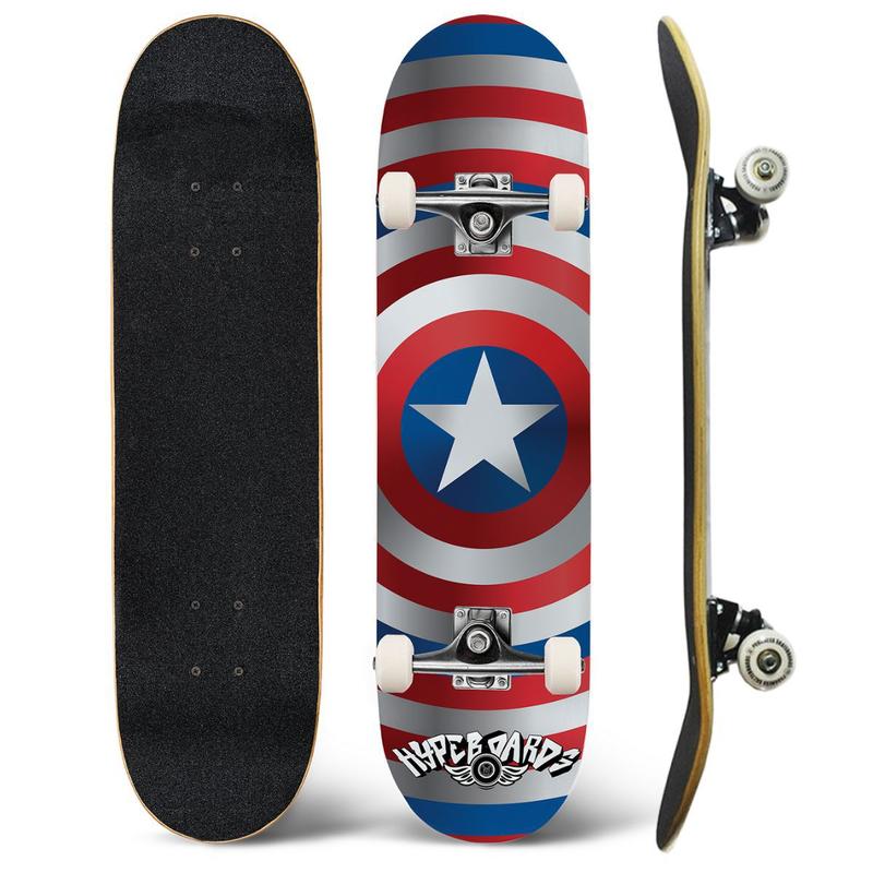 Skate iniciante infantil vingadores hypeboards até 100kg skateboard ...