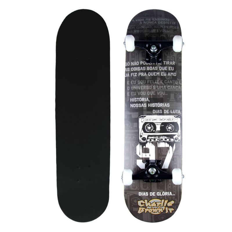 Skate Profissional Montado Charlie Brown Jr Dias De Gloria Unissex Com ...