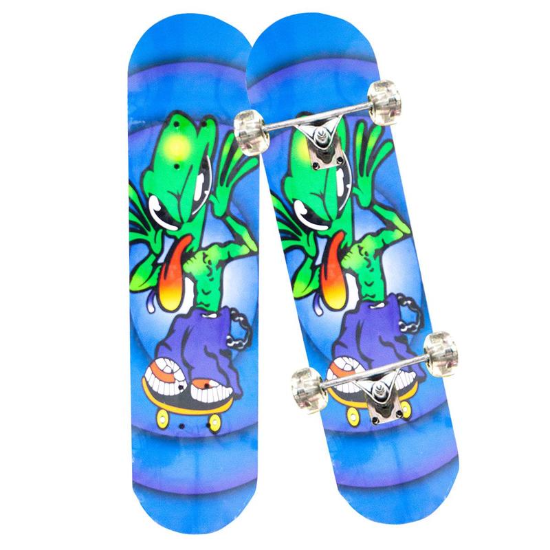 Skate Skateboard Iniciante Infantil Completo Madeira Modelos 78 Cm - UP ...