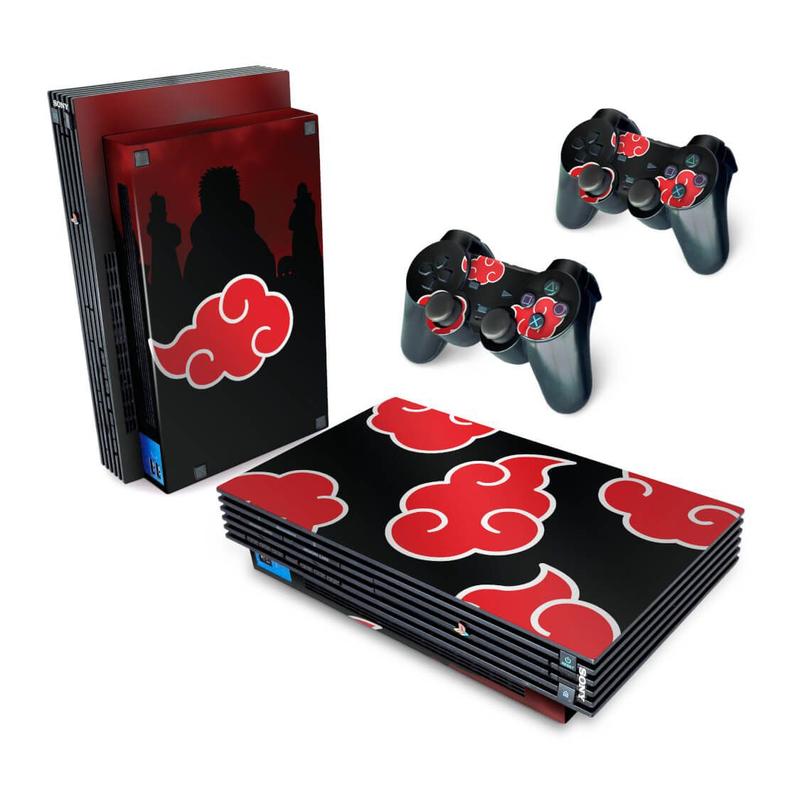 Skin Compatível PS2 Fat Adesivo - Naruto Akatsuki - Pop Arte Skins ...