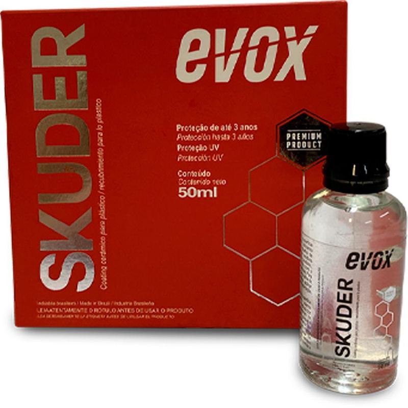 Skuder Ceramic Coating Plastico 50ml Resistente Protecao Uv - EVOX ...