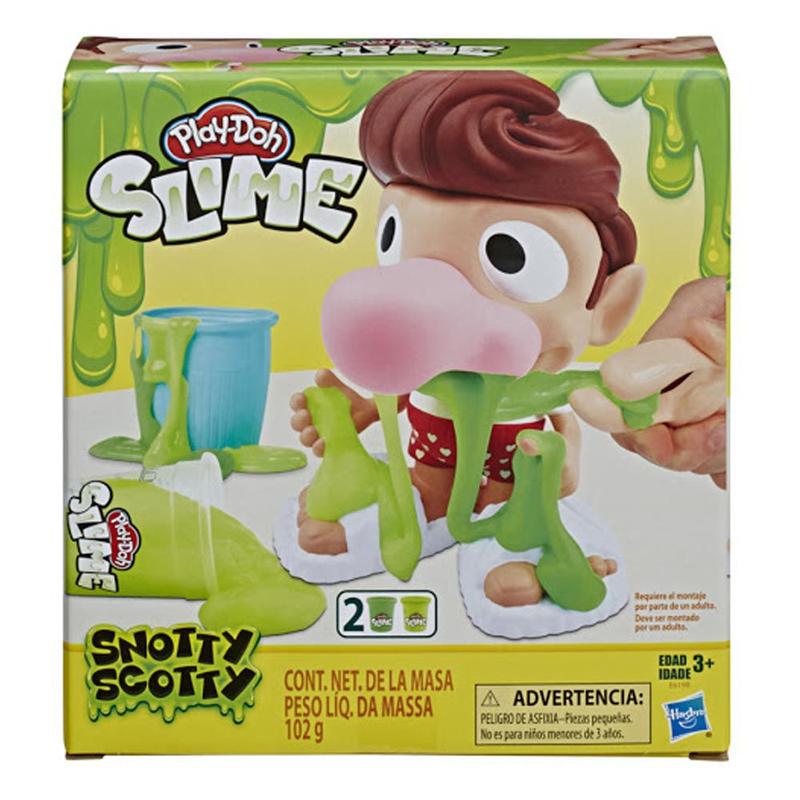 Slime Mundo de Texturas Play-Doh Snotty Scotty - com Acessórios Hasbro ...
