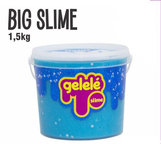 Slime Princesa Big Balde 1,5 Kg Gelelé - Doce Brinquedo - Slime ...