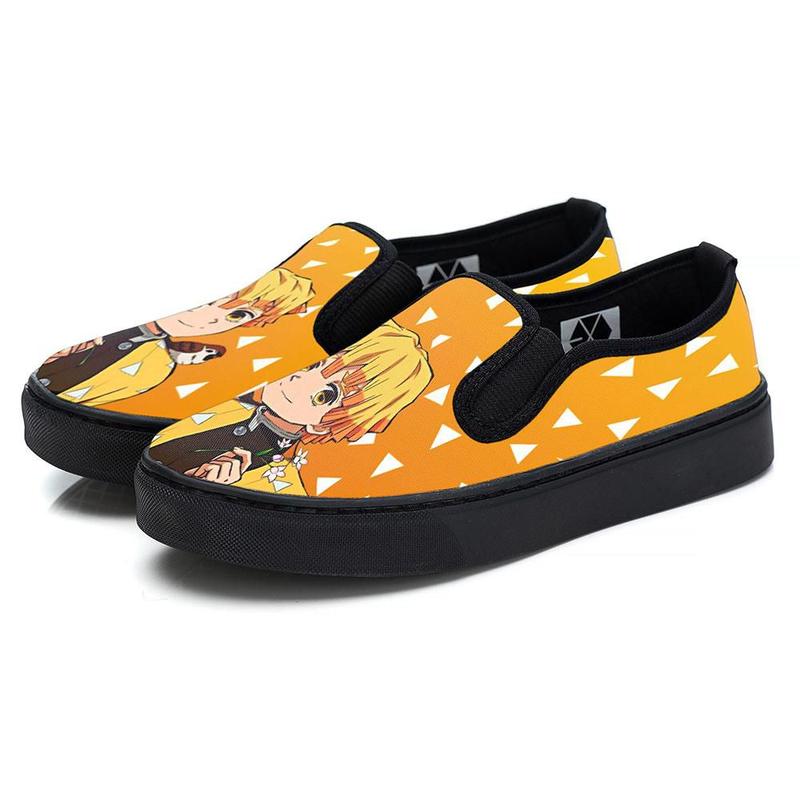 Slip On em Lona Infantil Anime Demon Slayer Zenitsu - Calce Com Estilo ...