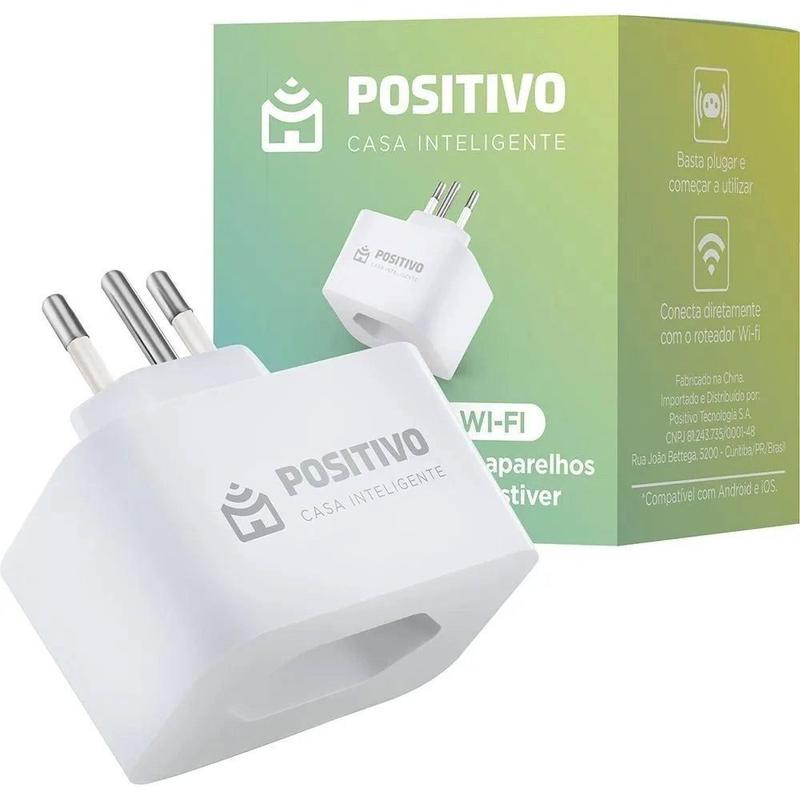 Smart Plug Positivo Casa Inteligente 10A Wi-Fi - Plugs e Adaptadores ...