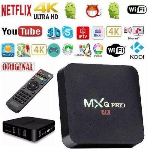 Smart T-v Box Streaming Android Tv 4k Para Netflix, Youtube E Amazon ...