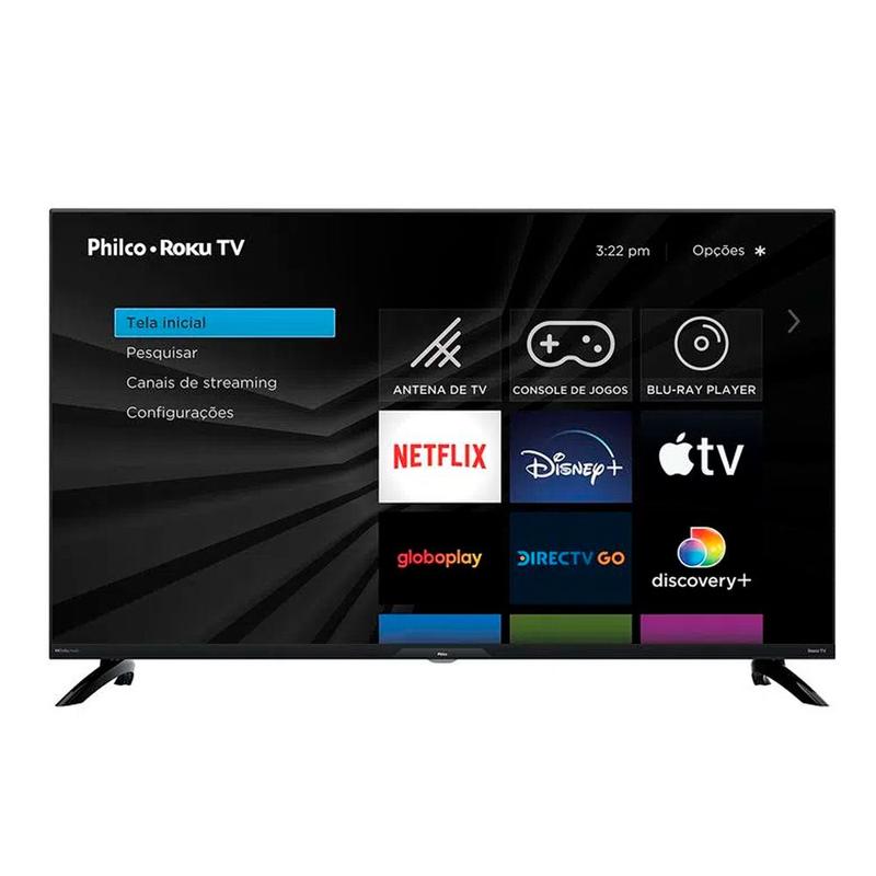 Smart Tv 40" Philco Led Ptv40g7pr2csblf Roku Tv Dolby Audio - Tv Led ...