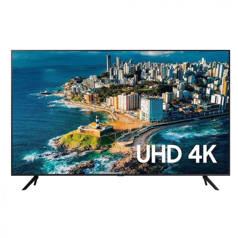 Smart TV 55 UHD 4K Samsung 55CU7700 Gaming Hub Processador Crystal ...