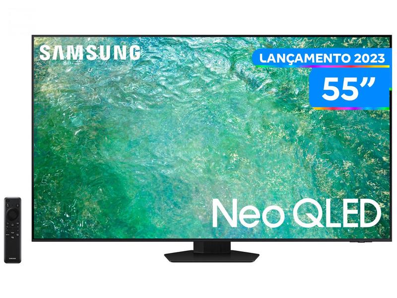 Smart TV 55” Ultra HD 4K Neo QLED Samsung QN55QN85 - Lançamento 2023 ...