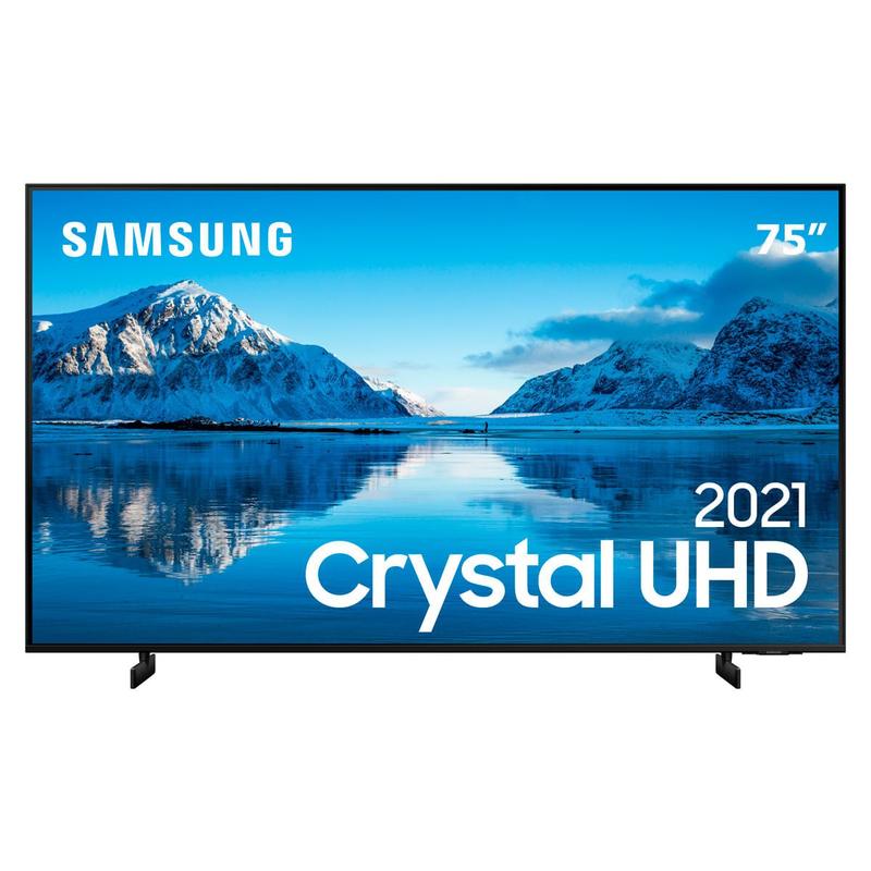 Smart Tv 75" Samsung Crystal UHD 4K 75AU8000, Painel Dynamic Crystal ...