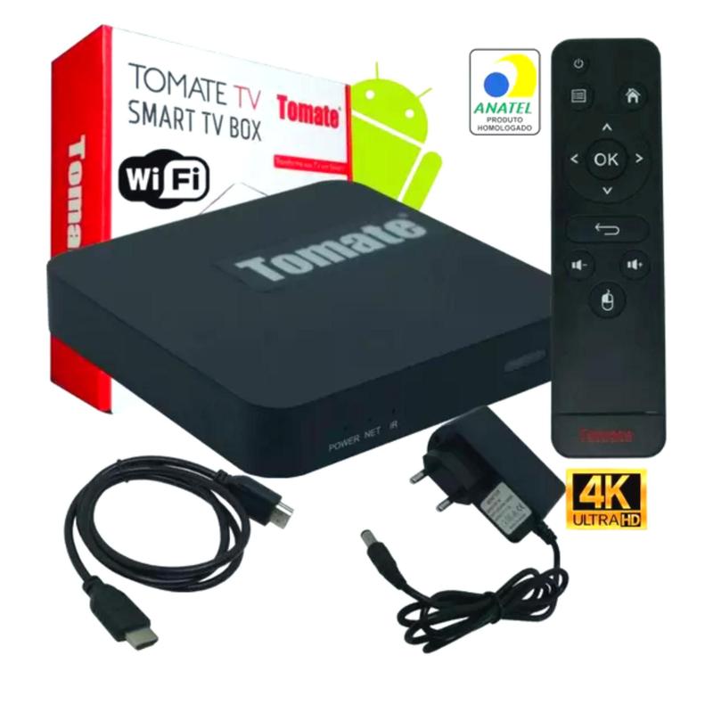 Smart Tv Box Streaming Android Tv 4k Para Netflix Youtube Amazon Prime ...