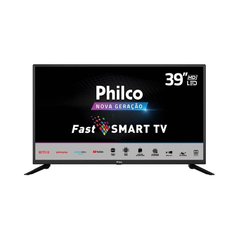 Smart TV LED 39" Philco PTV39G60S HD LCD com Wi-Fi, 1 USB, 1 HDMI, 60Hz ...