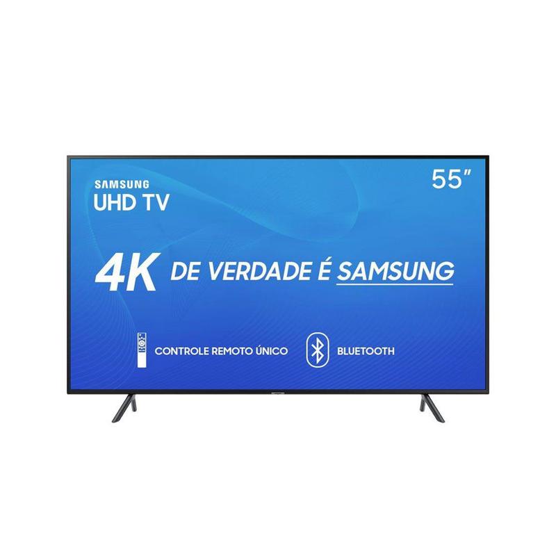 Smart TV LED 55 Polegadas Samsung UN55RU7100GXZD Ultra HD 4K Conversor ...