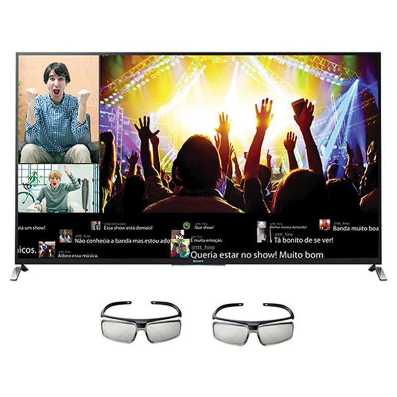 Smart TV LED 70 Polegadas Sony 3D Full HD Wi-Fi KDL70W855B - Smart TV ...