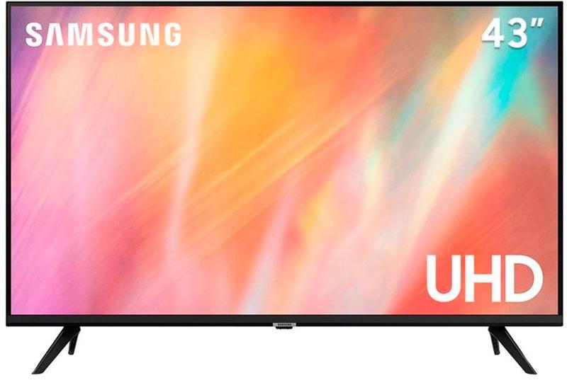 Smart TV LED Samsung 43" UN43AU7090G 4K Uhd/Digital/Crystal - TV 4K ...