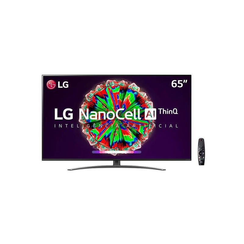 Smart Tv Nanocell 65 Polegadas Lg NANO81SNA 4K Bluetooth Thinq Ai ...