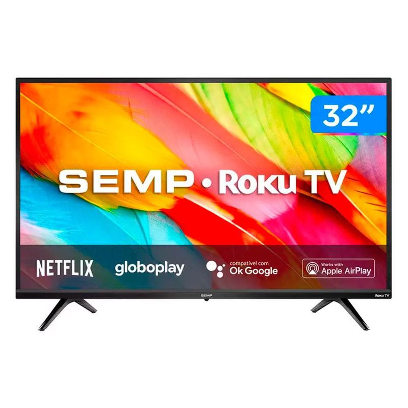 Smart Tv R6500 Tela 32 Polegadas Led Roku UHD HDR 4 HDMI Alexa TCL ...