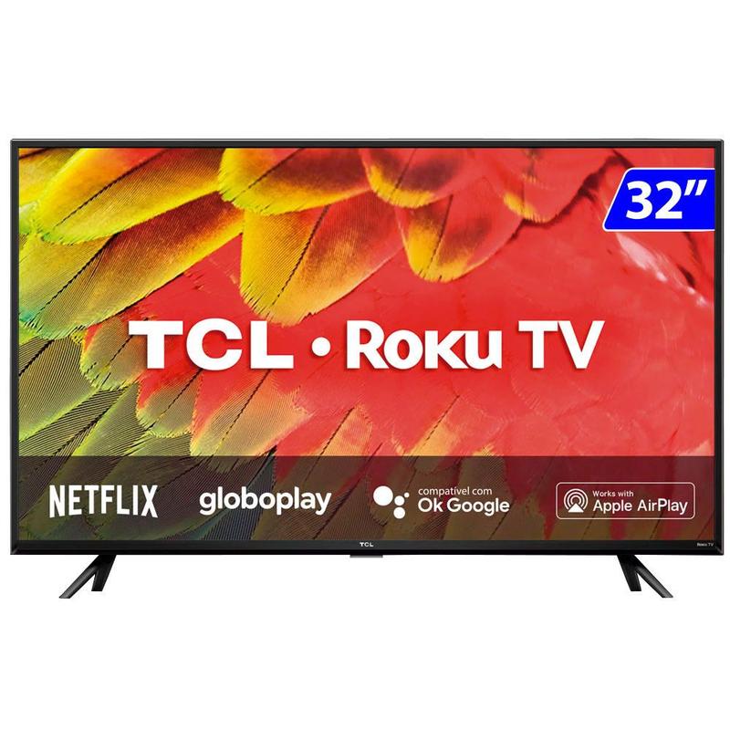 Smart TV TCL LED 32 Polegadas HD Wi-Fi Roku HDMI USB 32RS530 - Semp TCL ...