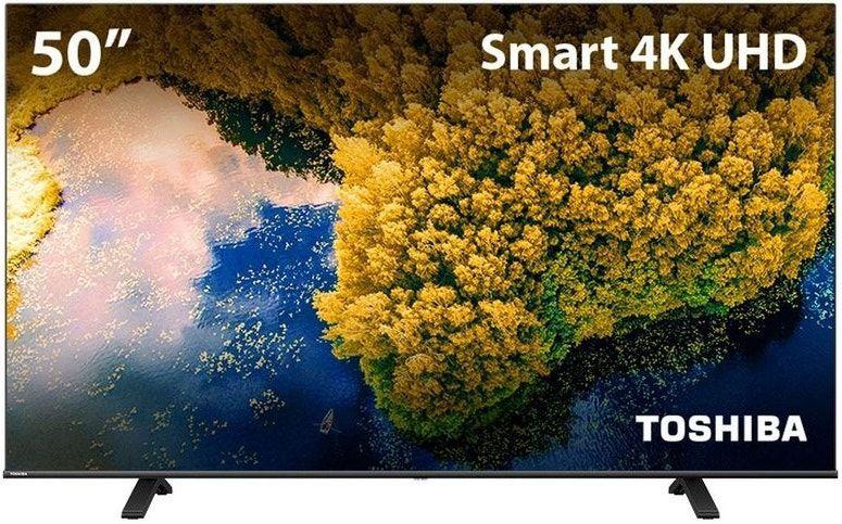 Smart TV Toshiba 50" 50C350LS 4K Vidaa Wifi Bluetooth HDMI USB - TV 4K ...