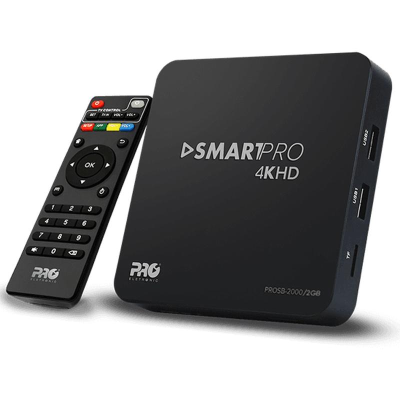 Smartbox Wifi 4K 8GB Memória RAM 2GB SmartPRO PROSB-2000/2GB ...