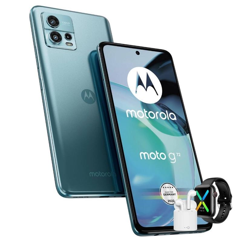 Smartphone Desbloqueado Motorola Moto G72 Azul Octa core 128gb 8gb Tela ...