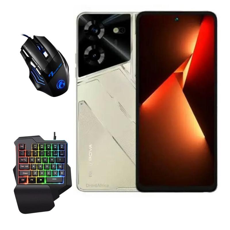 Smartphone Gamer Pova 5 Gold TECNO Free Fire Edition 256gb 8gb Display 6,78 120Hz Wifi Dual Band ...
