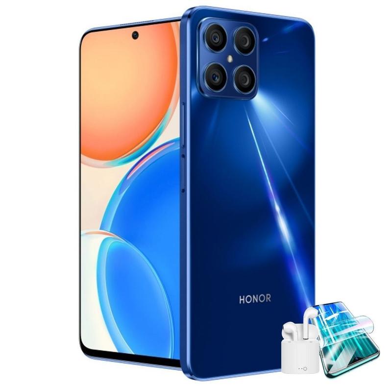 Smartphone Hua wei Honor X8 Azul Octa core 128gb 6gb Tela 6,7 FHD+ Wifi ...
