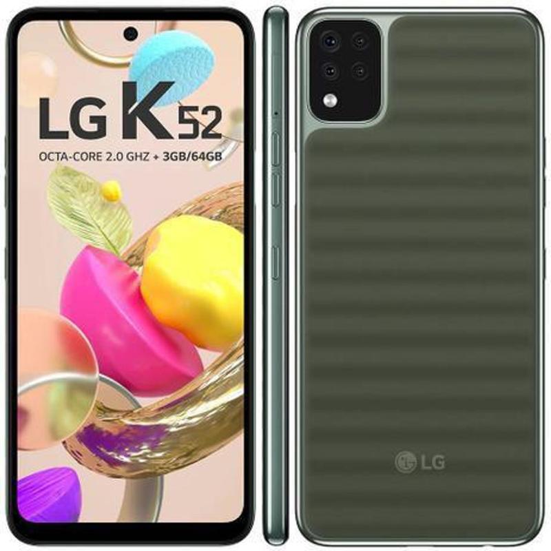 Smartphone LG K52 64GB Verde 4G Octa-Core 3GB RAM Tela 6,59 Câm ...