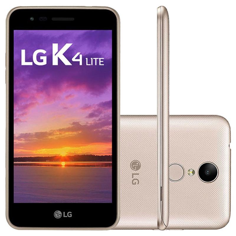 Smartphone LG X230DSV K4 Lite Dourado 8GB - LG - Celular LG - Magazine Luiza