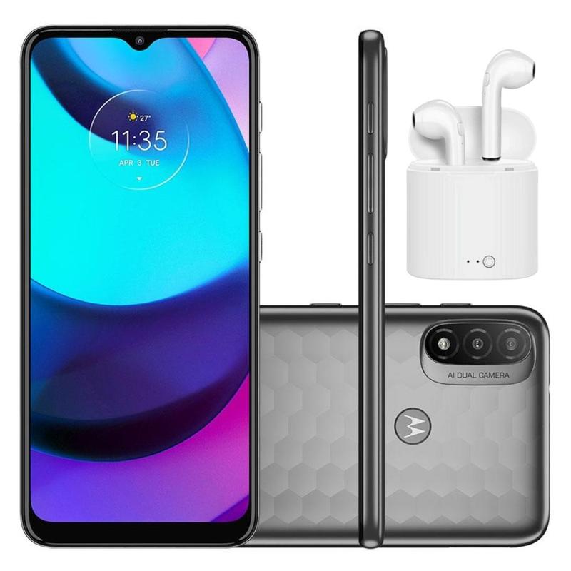 Smartphone Moto E20 Motorola Preto 32GB 2GB Octa core 1,6Ghz Display 6 ...