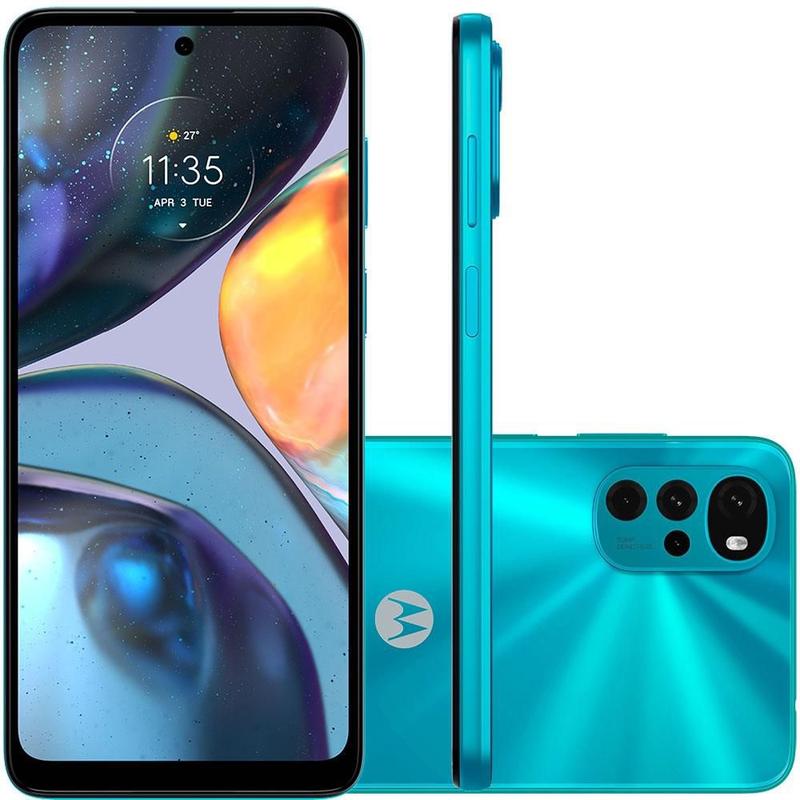 Smartphone Motorola Moto G22 50 MP 128GB 4GB Ram Full HD Azul XT2231-1 ...
