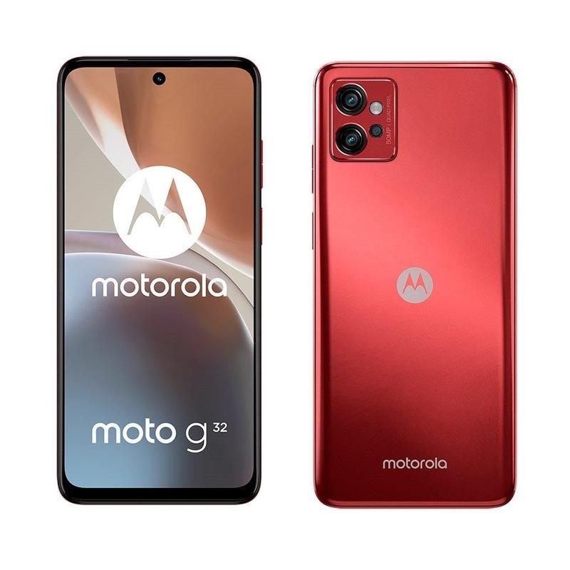 Smartphone Motorola Moto G32 Vermelho, Tela 6.5", 4G+Wi-Fi, And 12, Câm Tras 50+8+2MP, Front ...