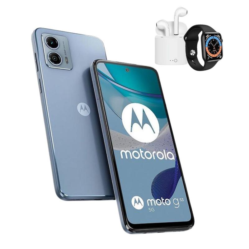 Smartphone Motorola Moto G53 Silver 5G Dual SIM Display 6,5 HD+ 120Hz ...