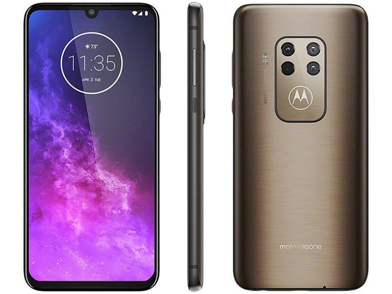 Smartphone Motorola One Zoom 128GB Bronze 4G - 4GB RAM 6,4” Câm ...