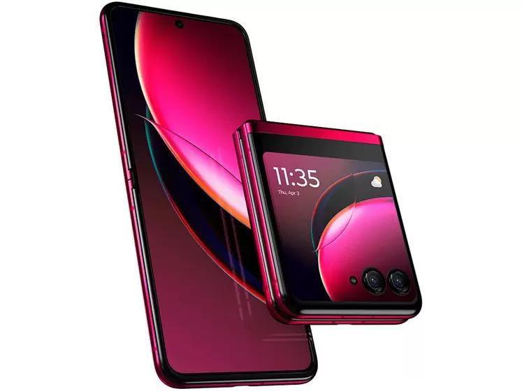 Smartphone Motorola Razr 40 Ultra 5G - Viva Magenta Vegan Leather ...
